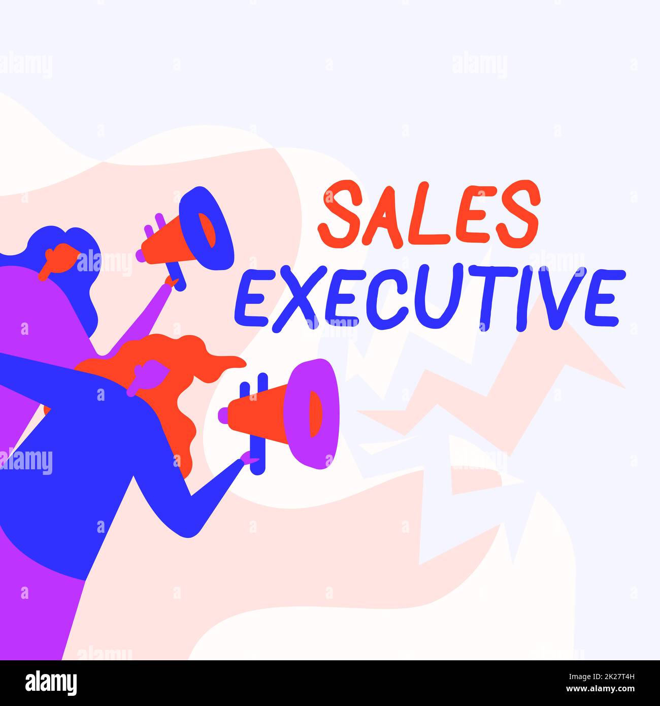 Text sign showing Sales Executive. Business approach responsible for ...