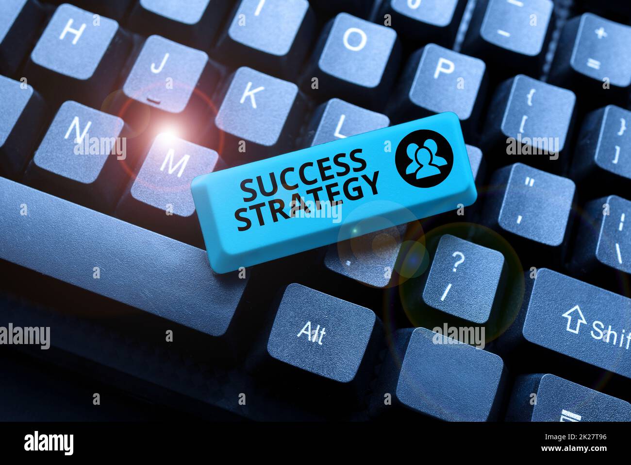 Sign displaying Success Strategy. Business idea provides guidance the ...