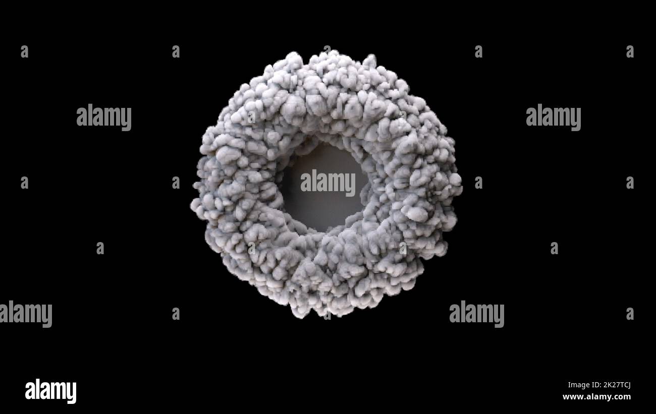 Ring of detonating shock wave Stock Photo - Alamy