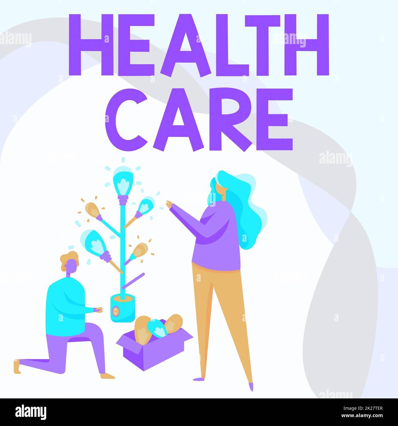 Inspiration showing sign Health Care. Business approach organized ...