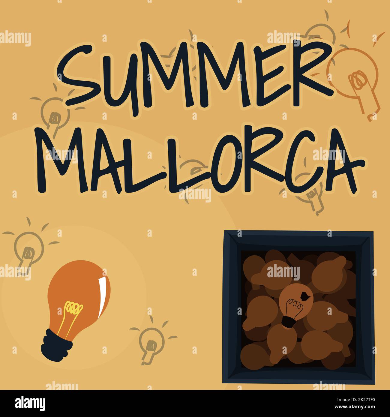 Writing displaying text Summer Mallorca. Word for Spending the holiday ...