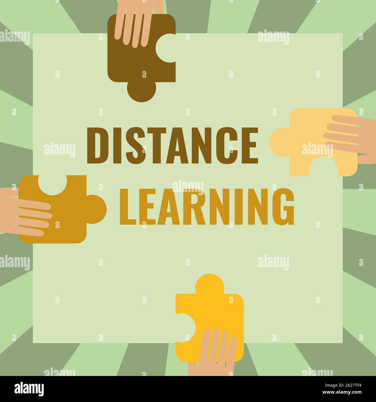 Text caption presenting Distance Learning. Business idea educational ...