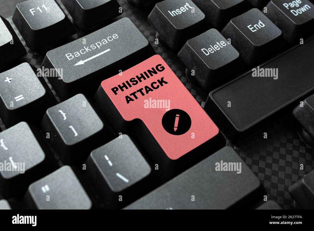 Text showing inspiration Phishing Attack. Business idea attempt to gain ...