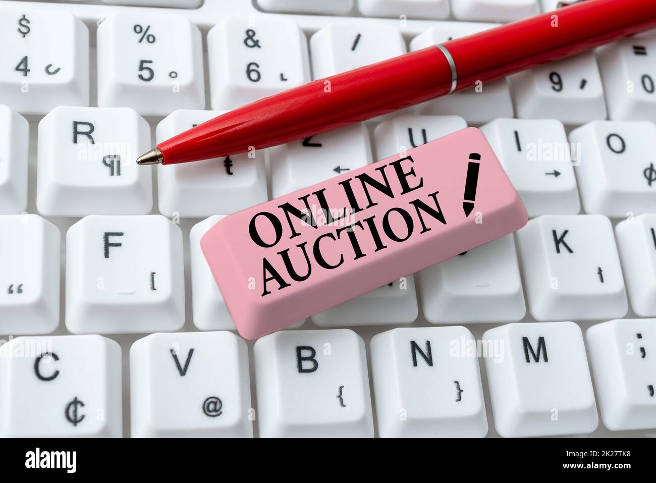 Conceptual display Online Auction. Business showcase digitized sale ...