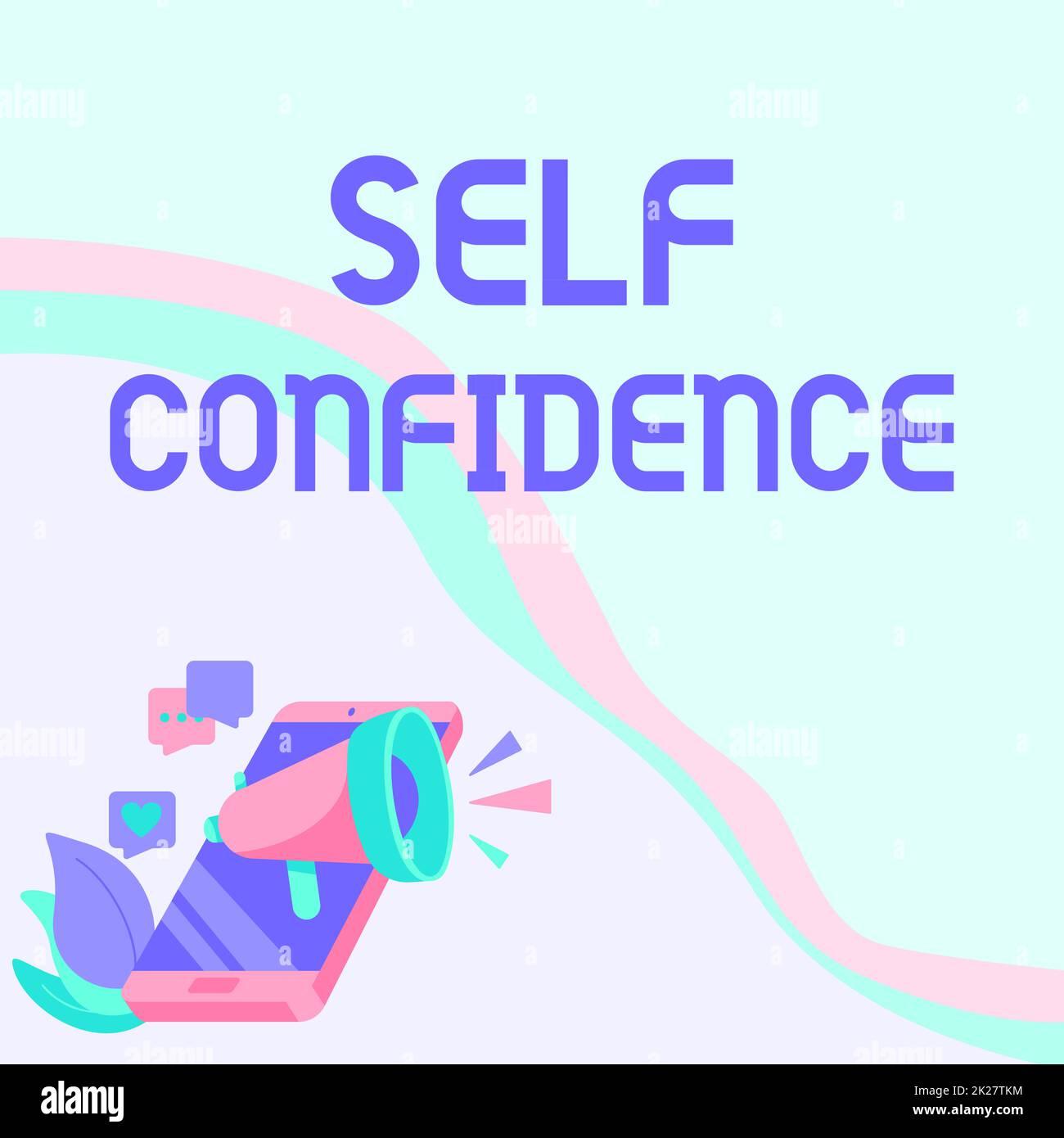 Handwriting text Self Confidence. Business overview a feeling of trust ...