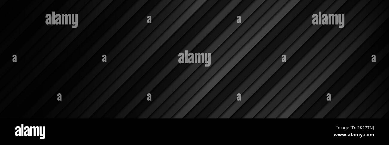 Panoramic black and gray diagonal lines, web background - Vector Stock ...