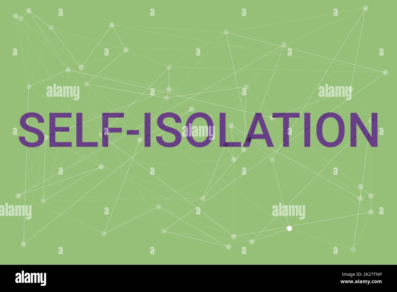Text sign showing Self Isolation. Business overview promoting infection ...