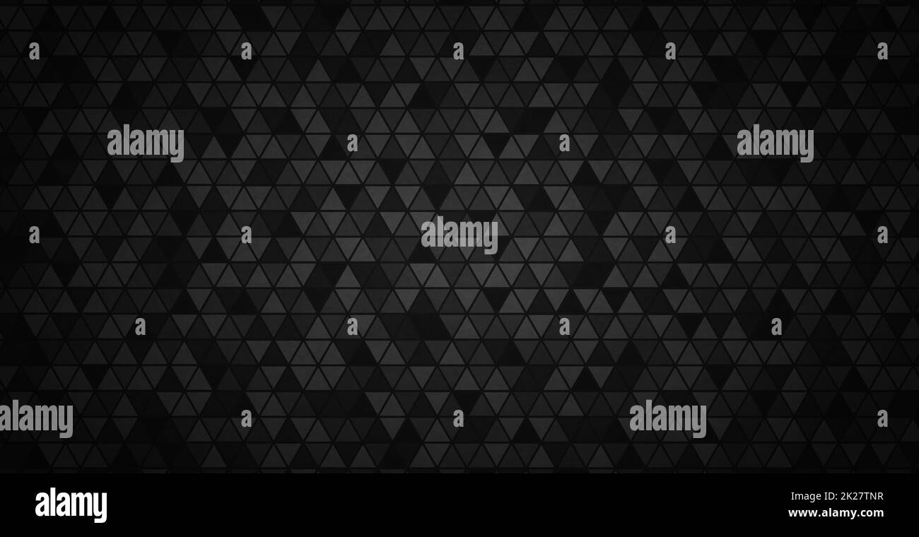 Panoramic dark background set of black triangles - Vector Stock Photo ...