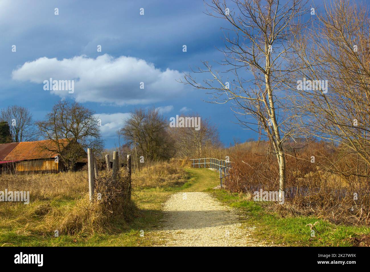 Landscape in Bad Erlach in Lower Austria Stock Photo - Alamy