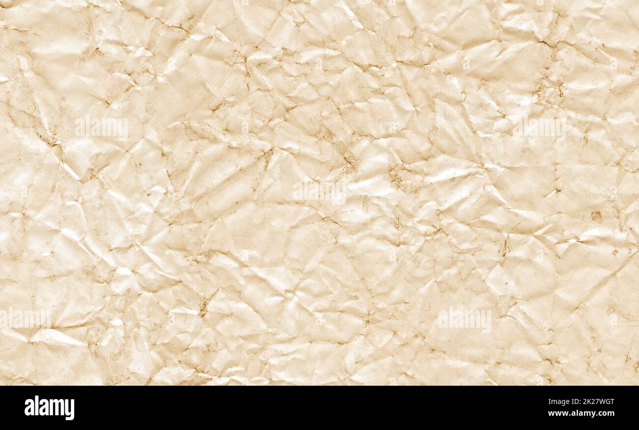 Old brown crumpled paper texture background Stock Photo - Alamy