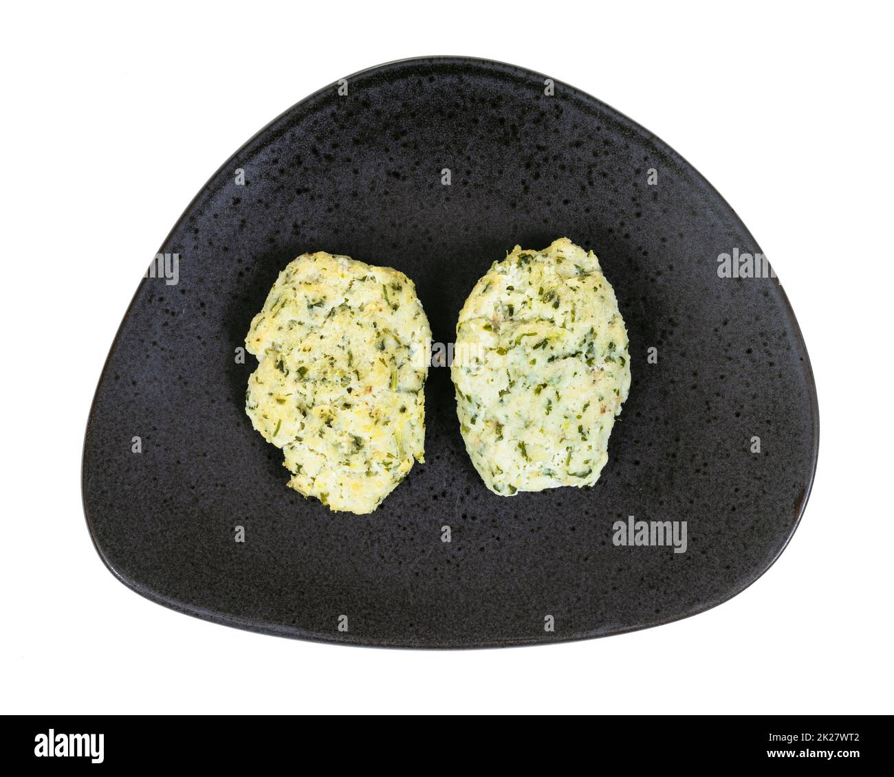 steamed minced cod fish balls with greenery Stock Photo - Alamy