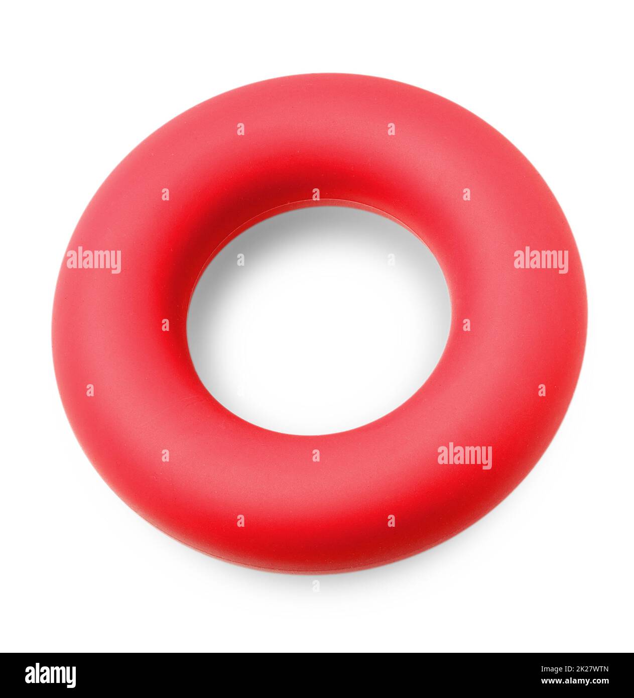 round red carpal expander carved isolated on a white background Stock ...