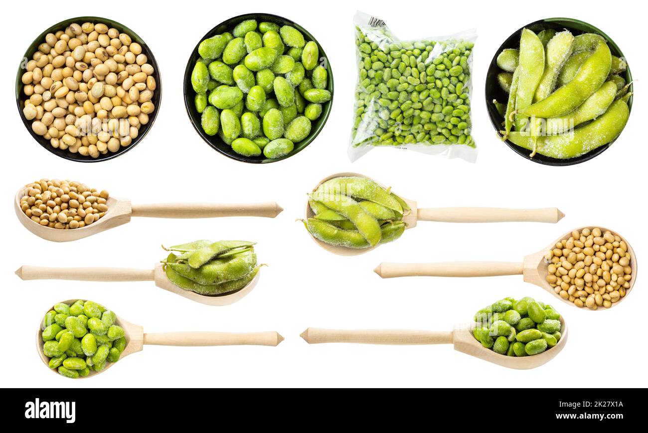 Set soybeans hi-res stock photography and images - Alamy