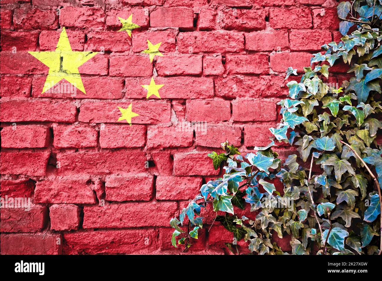 Old chinese flag hi-res stock photography and images - Alamy