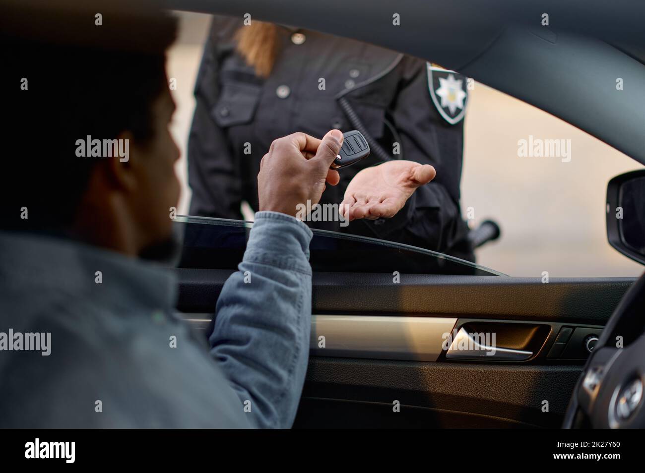 Policewoman traffic control hi-res stock photography and images - Alamy