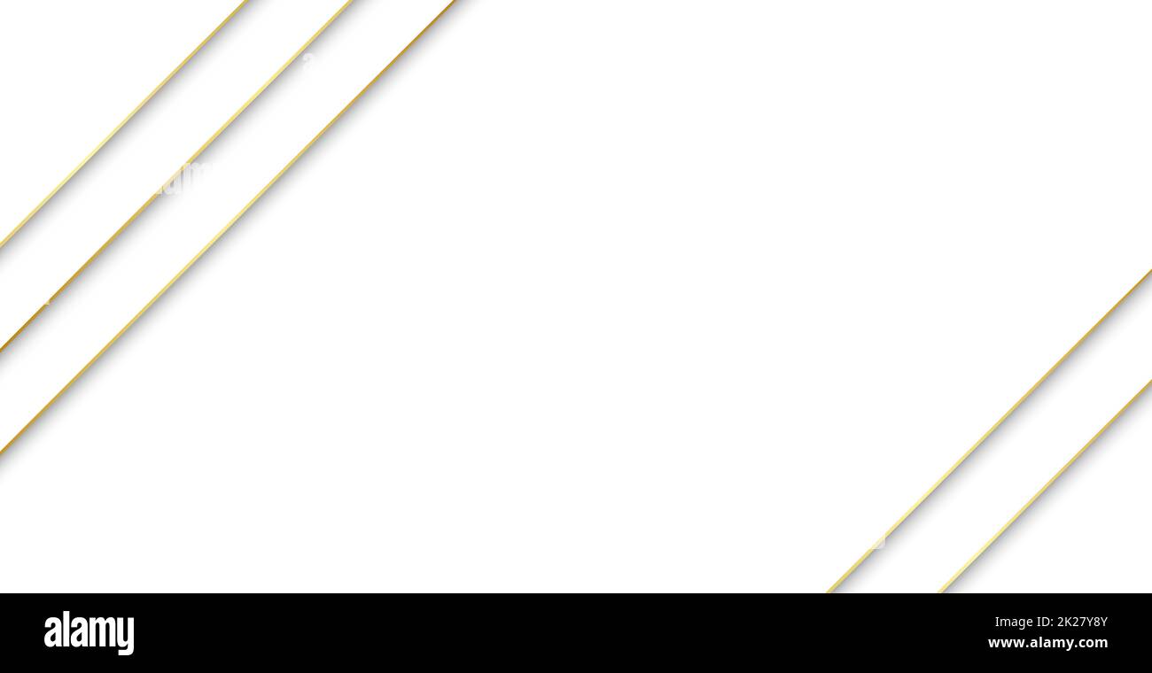 Abstract white background with golden lines - Vector Stock Photo - Alamy