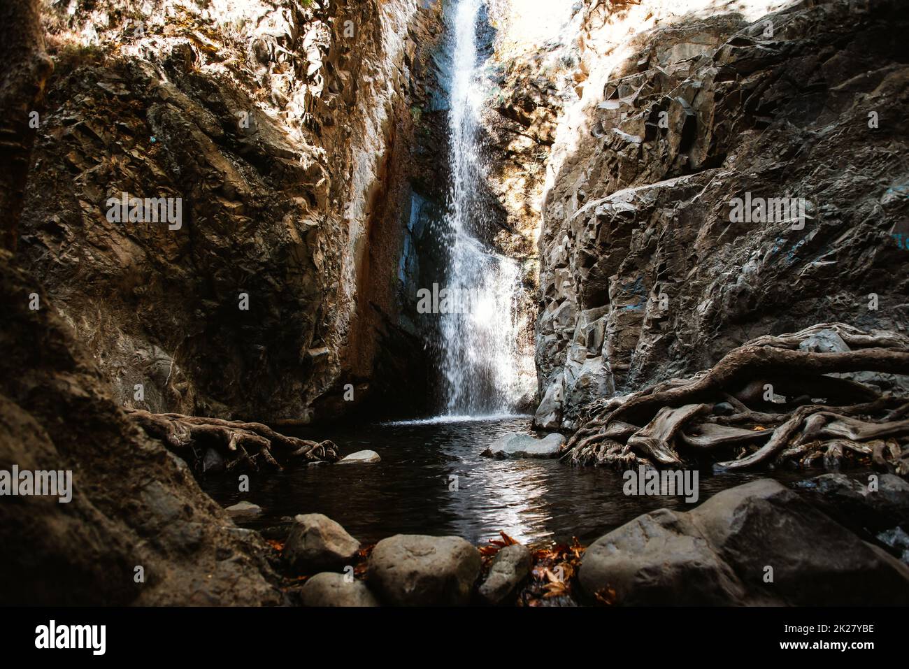 Millomeris waterfall cyprus hi-res stock photography and images - Alamy