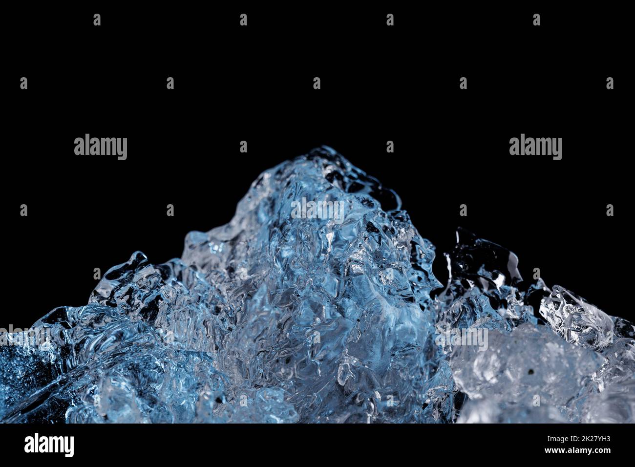 Ice closeup melting Stock Photo - Alamy
