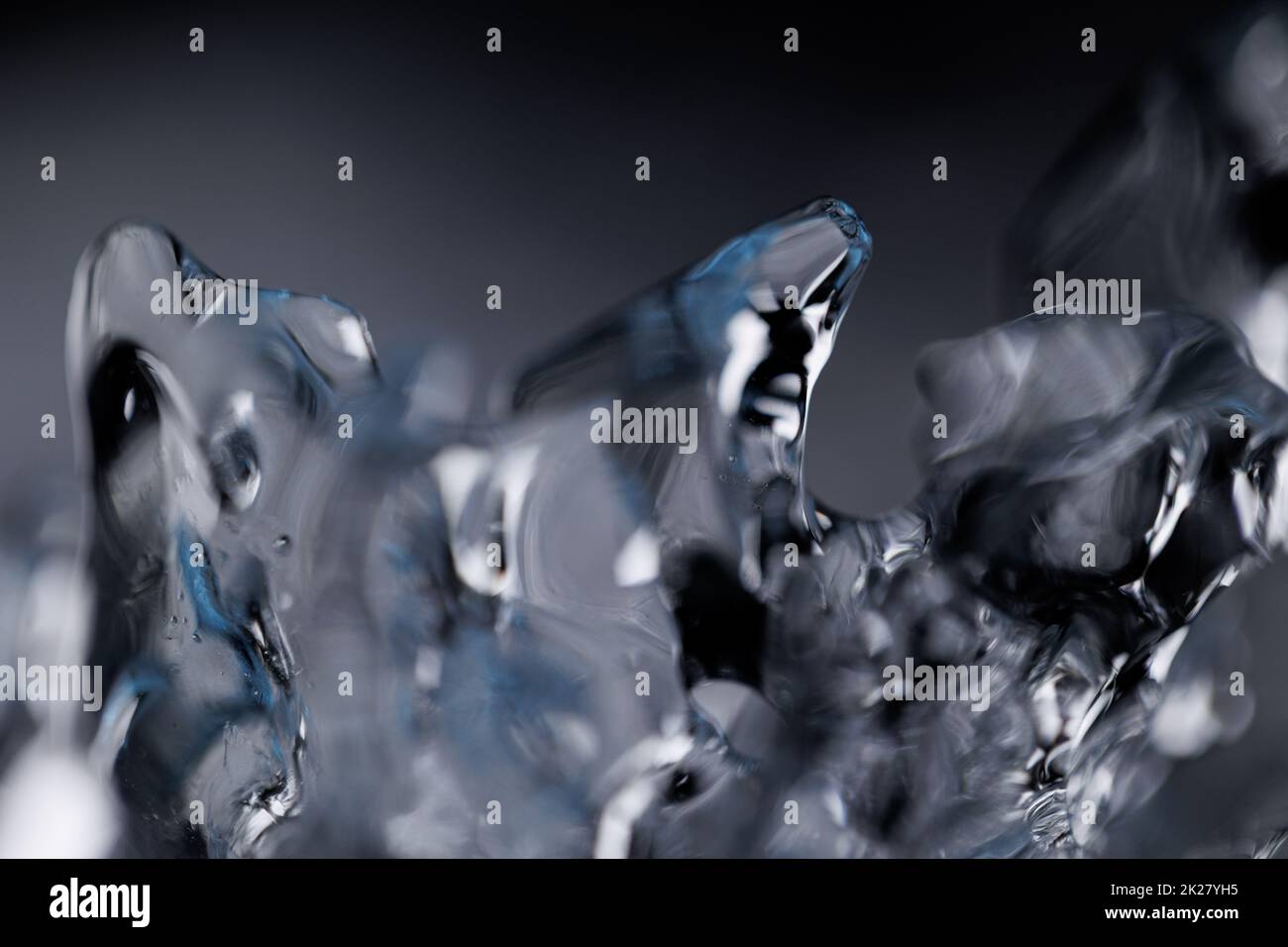 Ice closeup melting Stock Photo - Alamy