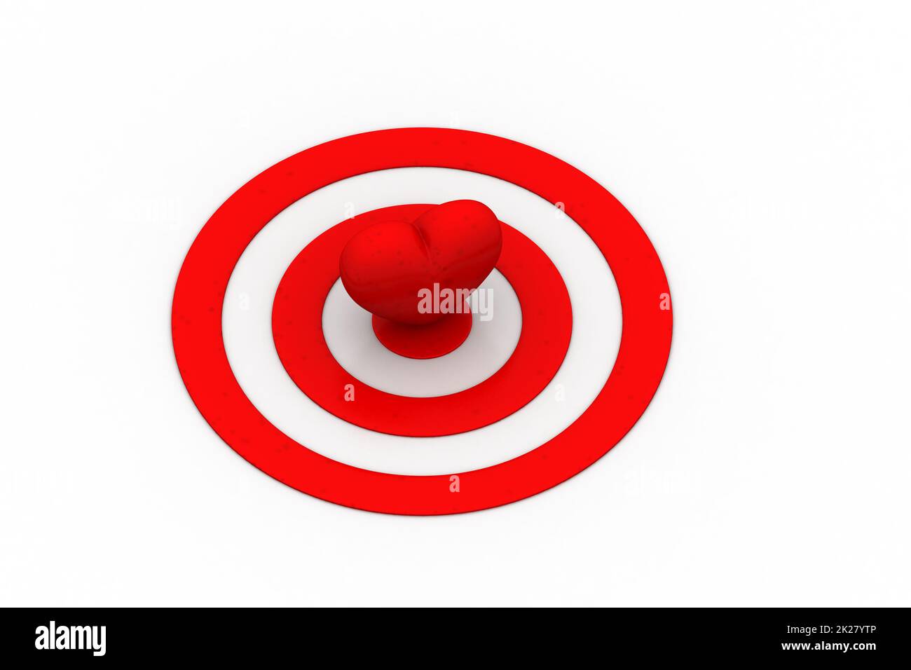 On the target Cut Out Stock Images & Pictures - Alamy