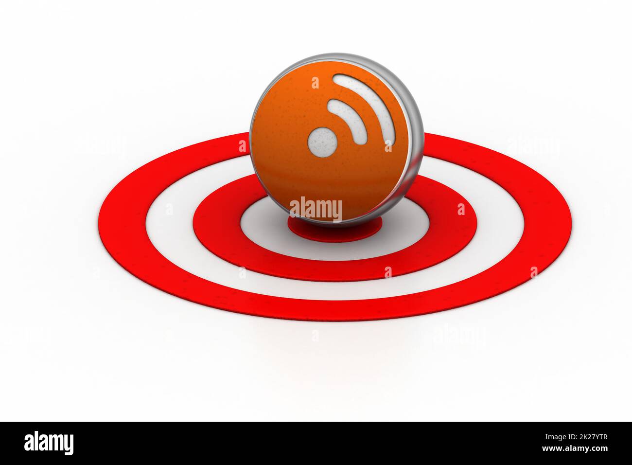 On the target Cut Out Stock Images & Pictures - Alamy