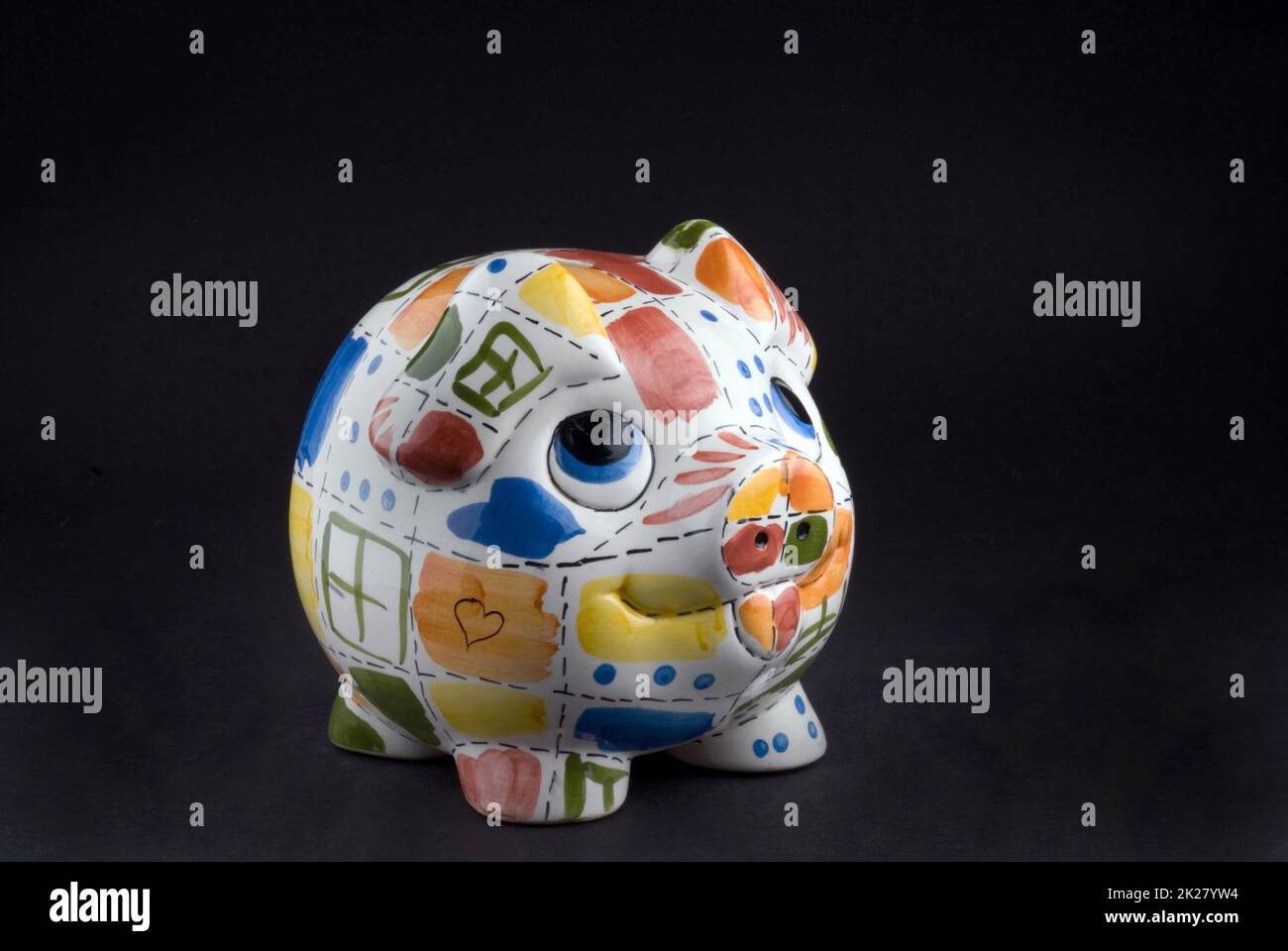 Photo of a piggy bank as a symbol for saving. bank, money, banking ...