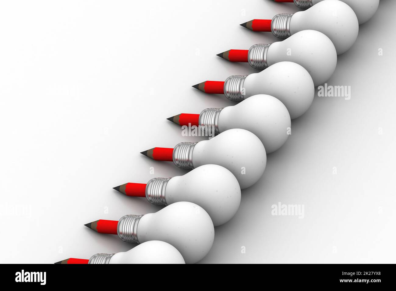 light bulb creative and leadership concept Stock Photo - Alamy