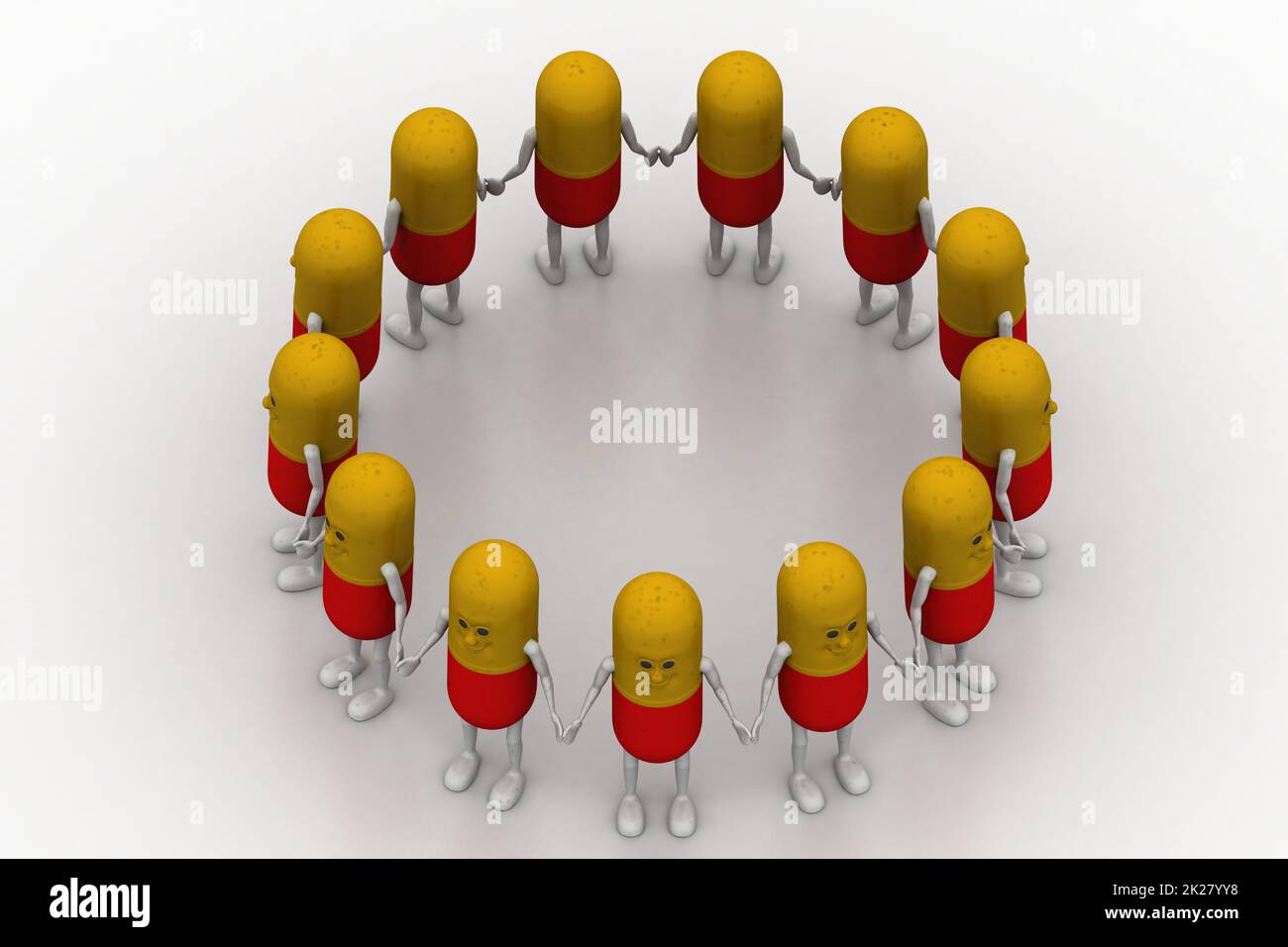 Circle capsule hi-res stock photography and images - Alamy