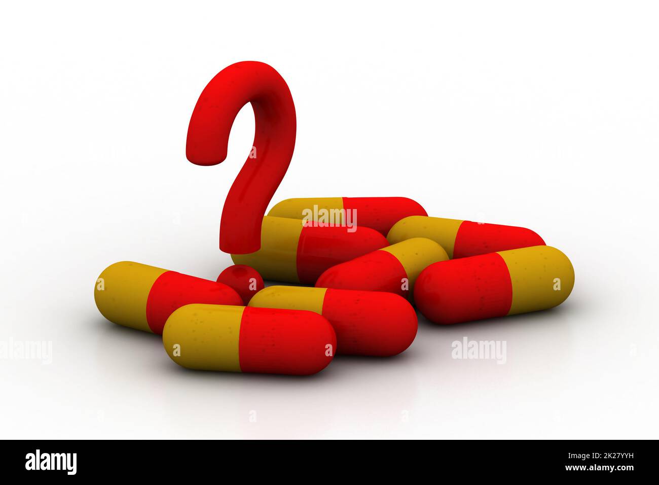 Red Question Mark Pill