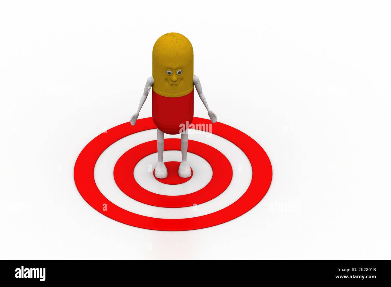 On the target Cut Out Stock Images & Pictures - Alamy