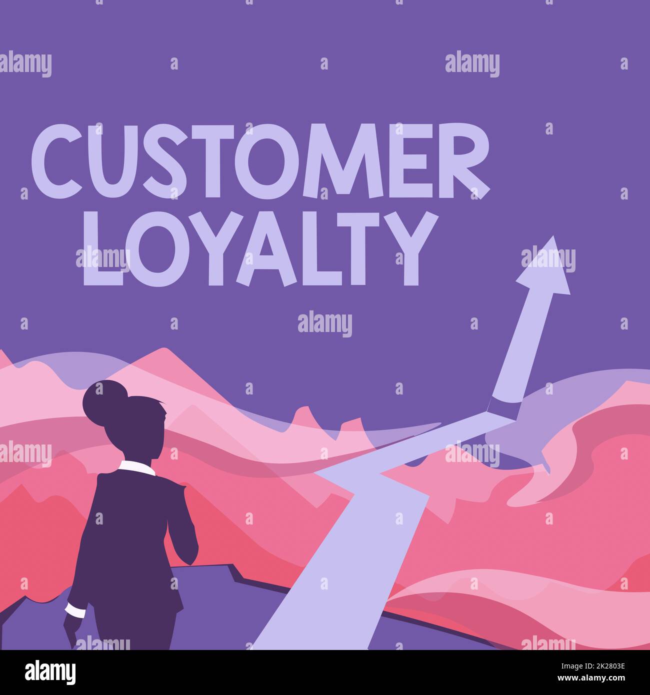 Hand writing sign Customer Loyalty. Business approach result of ... Hand writing sign Customer Loyalty. Business approach result of ...