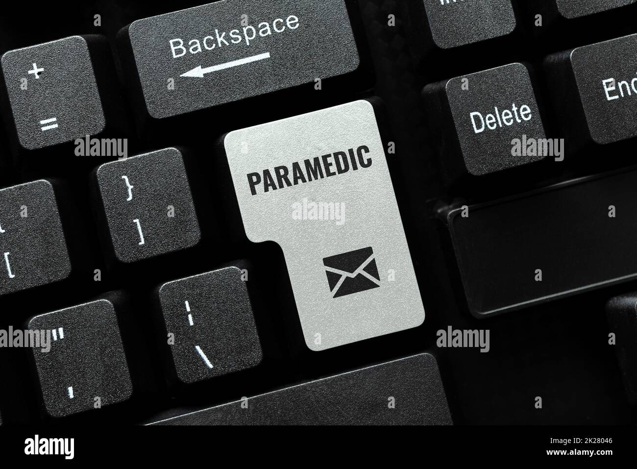 Typing medical professional in hi-res stock photography and images - Alamy