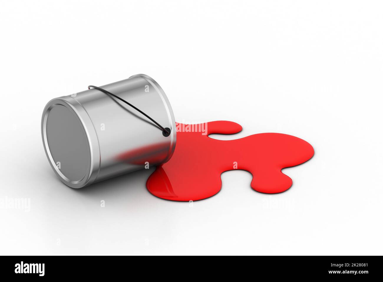 Red circle acrylic paint hi-res stock photography and images - Alamy