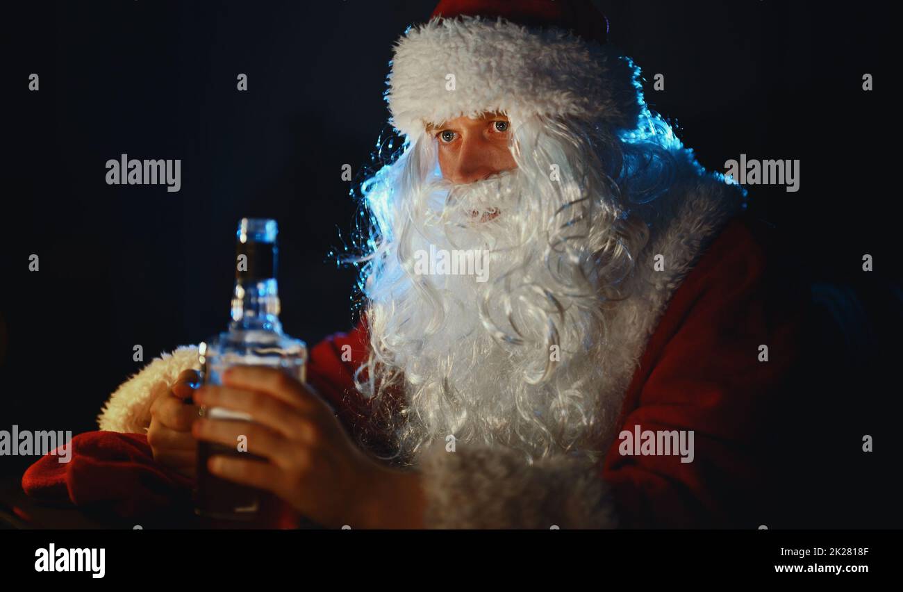 Exhausted santa claus hi-res stock photography and images - Alamy