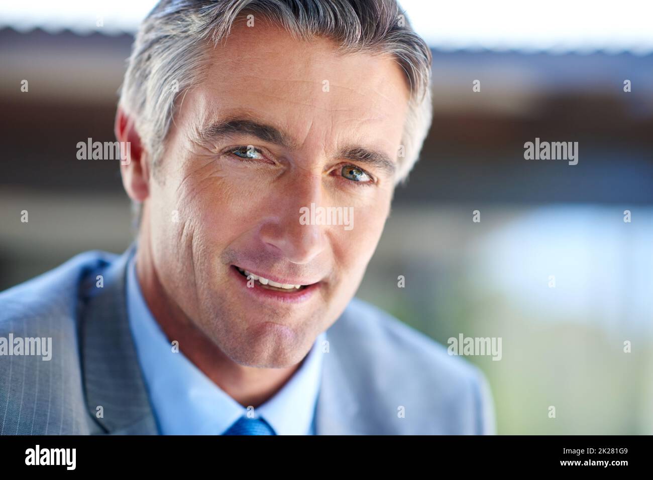 Its a product of hard work. Cropped portrait of a handsome mature ...