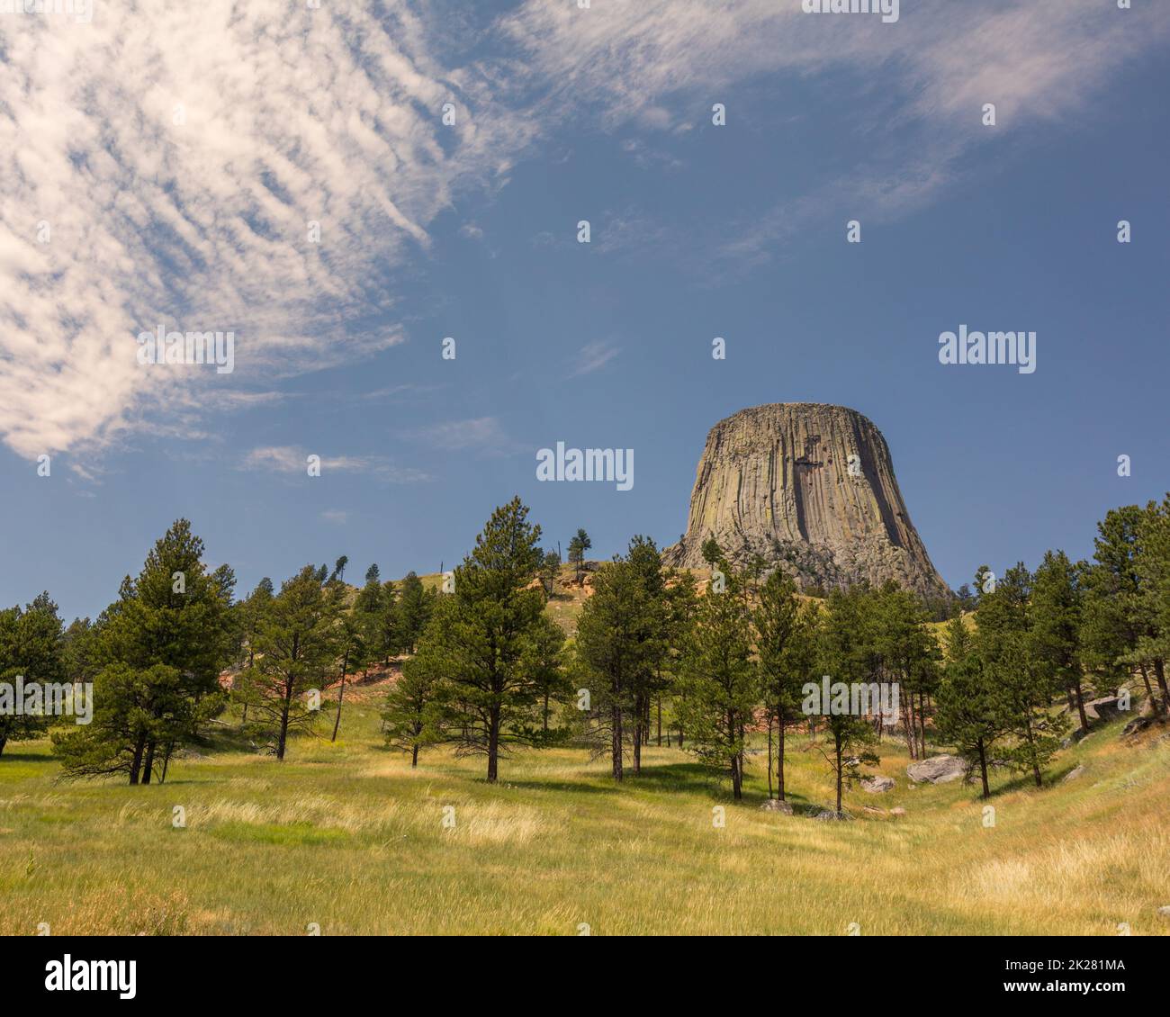 Devil's Tower, Wyoming, USA Stock Photo - Alamy