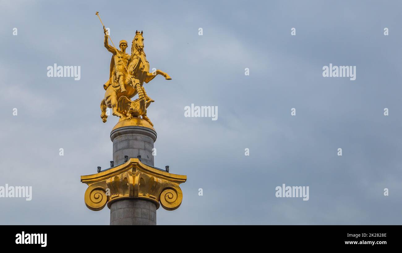 Monument of St. George Stock Photo - Alamy