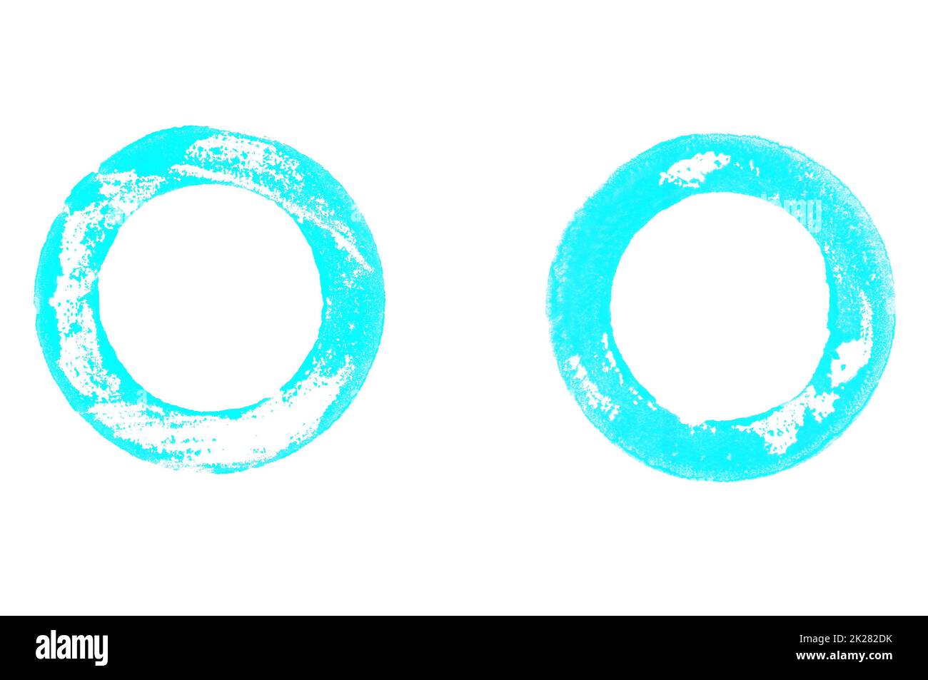 Light blue circle frame hi-res stock photography and images - Alamy