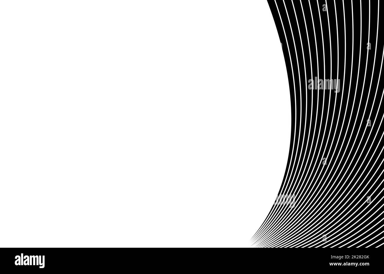 Black and white curves with copy space - Background template Stock ...