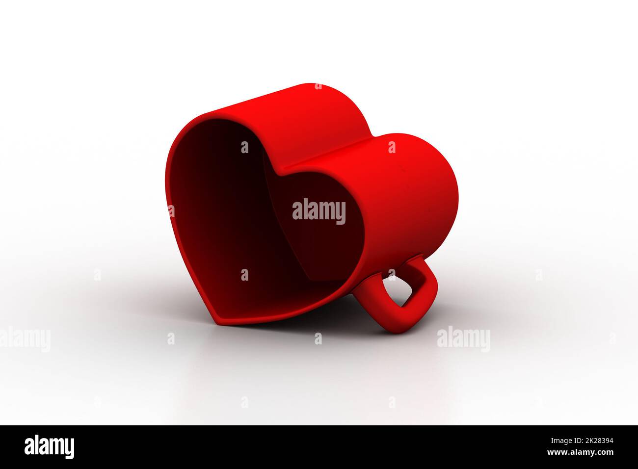 Heart shaped cup Stock Photo - Alamy