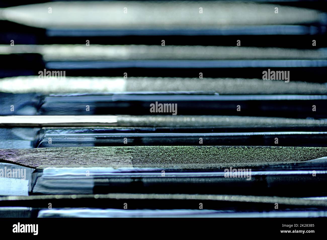 fine, small files in a box Stock Photo - Alamy