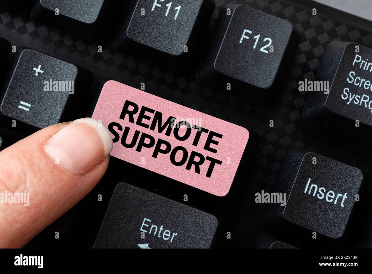 Writing displaying text Remote Support. Business overview help endusers ...