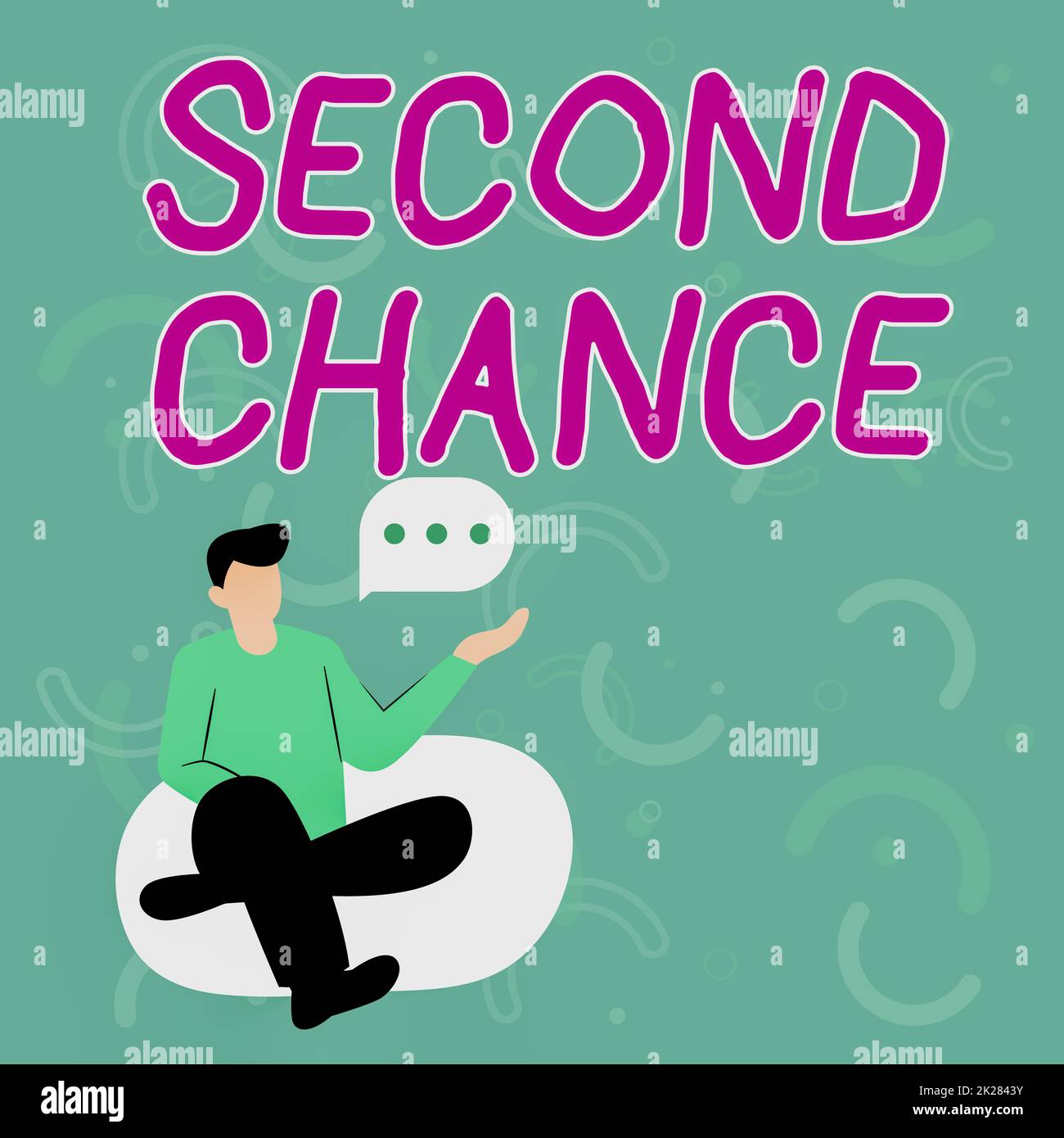 Conceptual caption Second Chance. Business approach Giving another shot ...