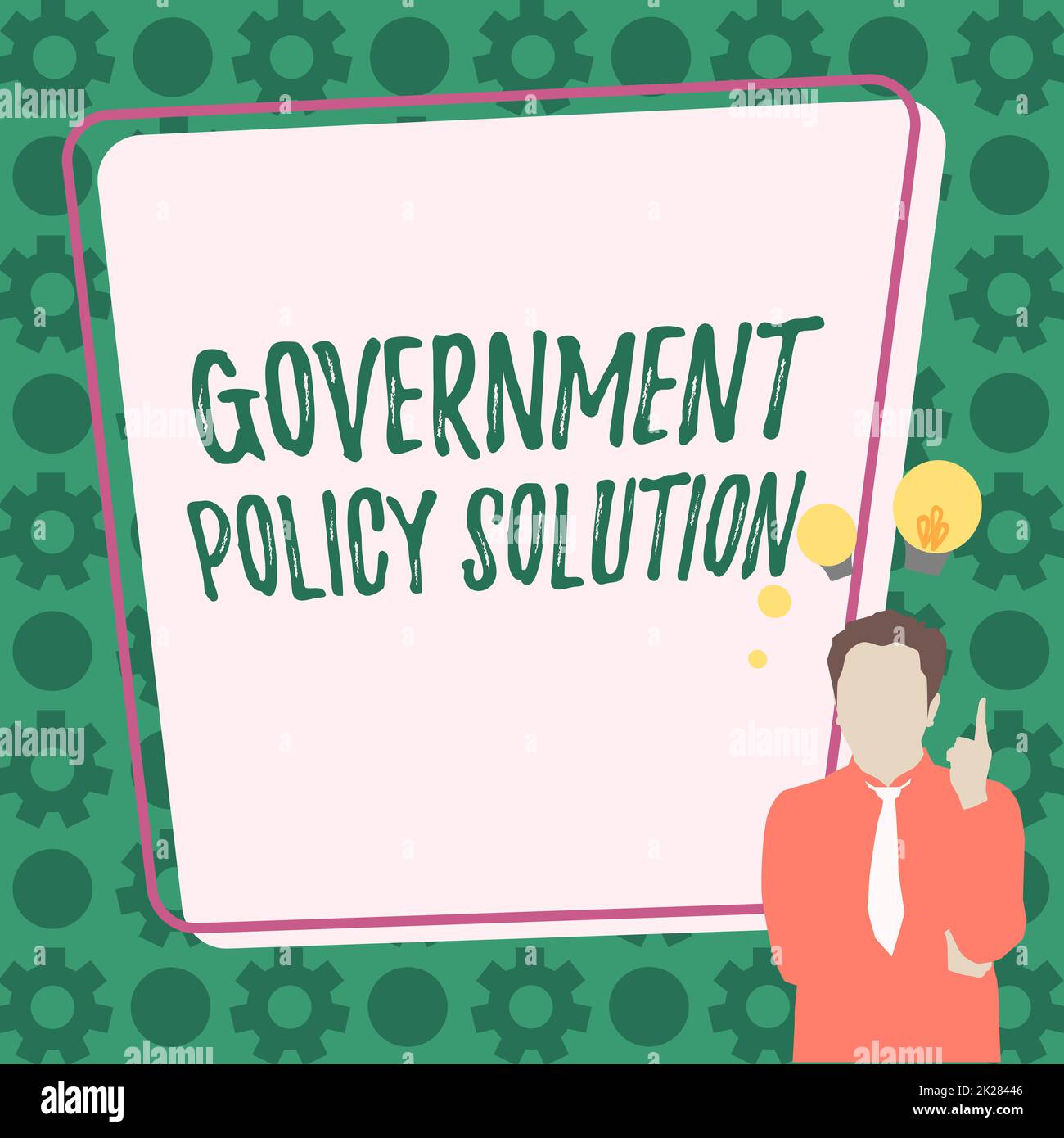 Text showing inspiration Government Policy Solution. Business showcase ...