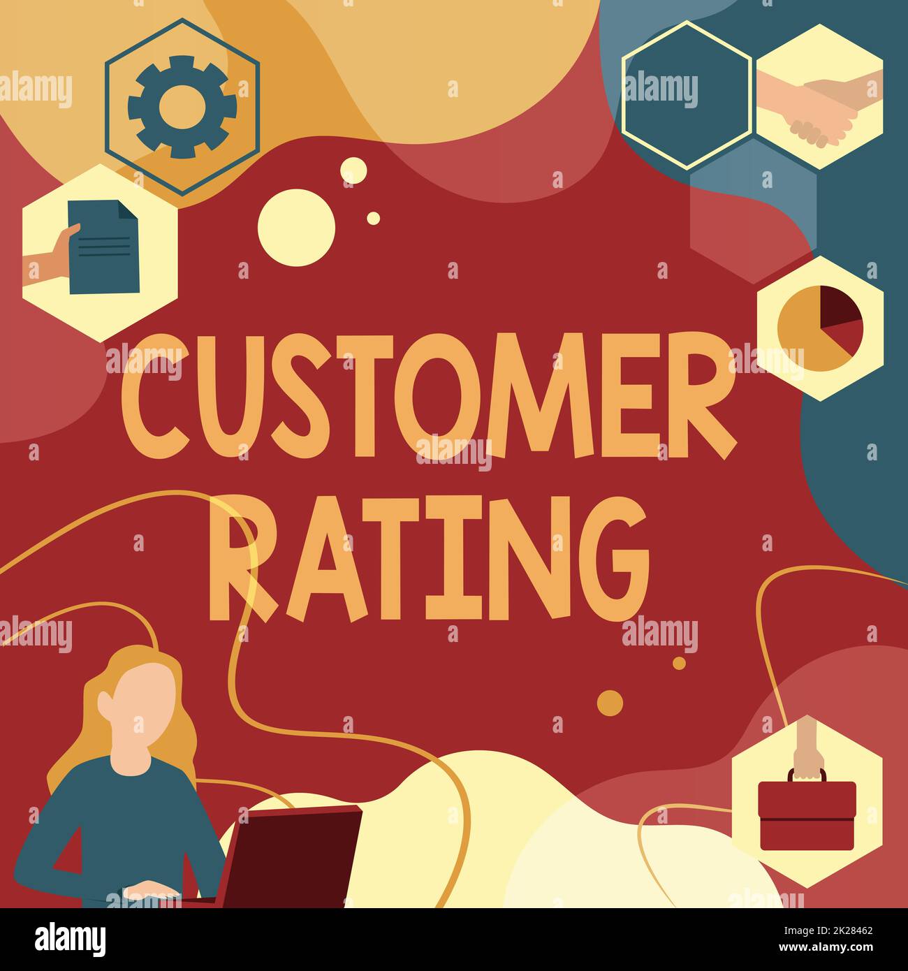 Writing Displaying Text Customer Rating Conceptual Photo Each Point Of