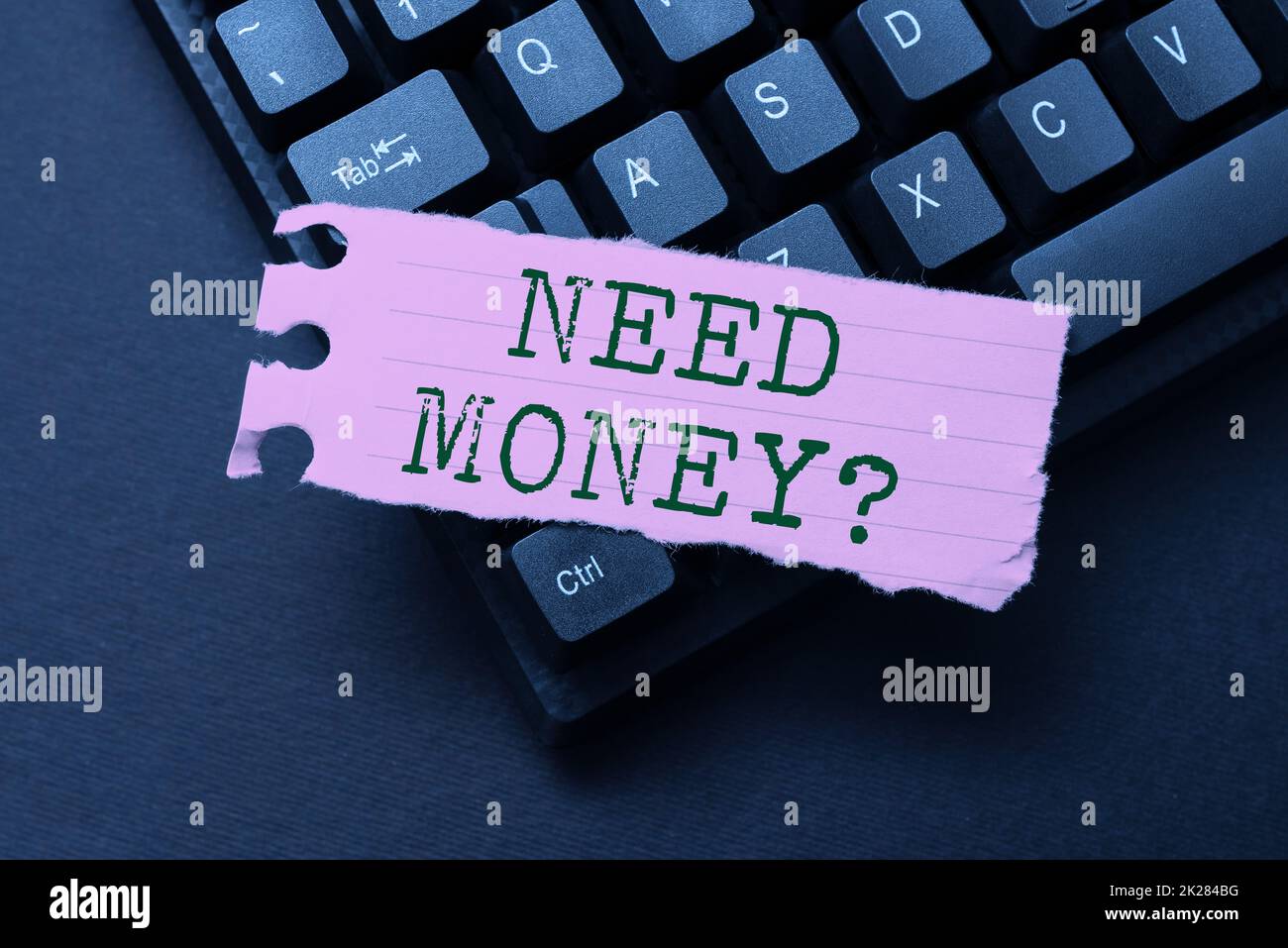 Text sign showing Need Money Question. Word for Need to save more cash ...