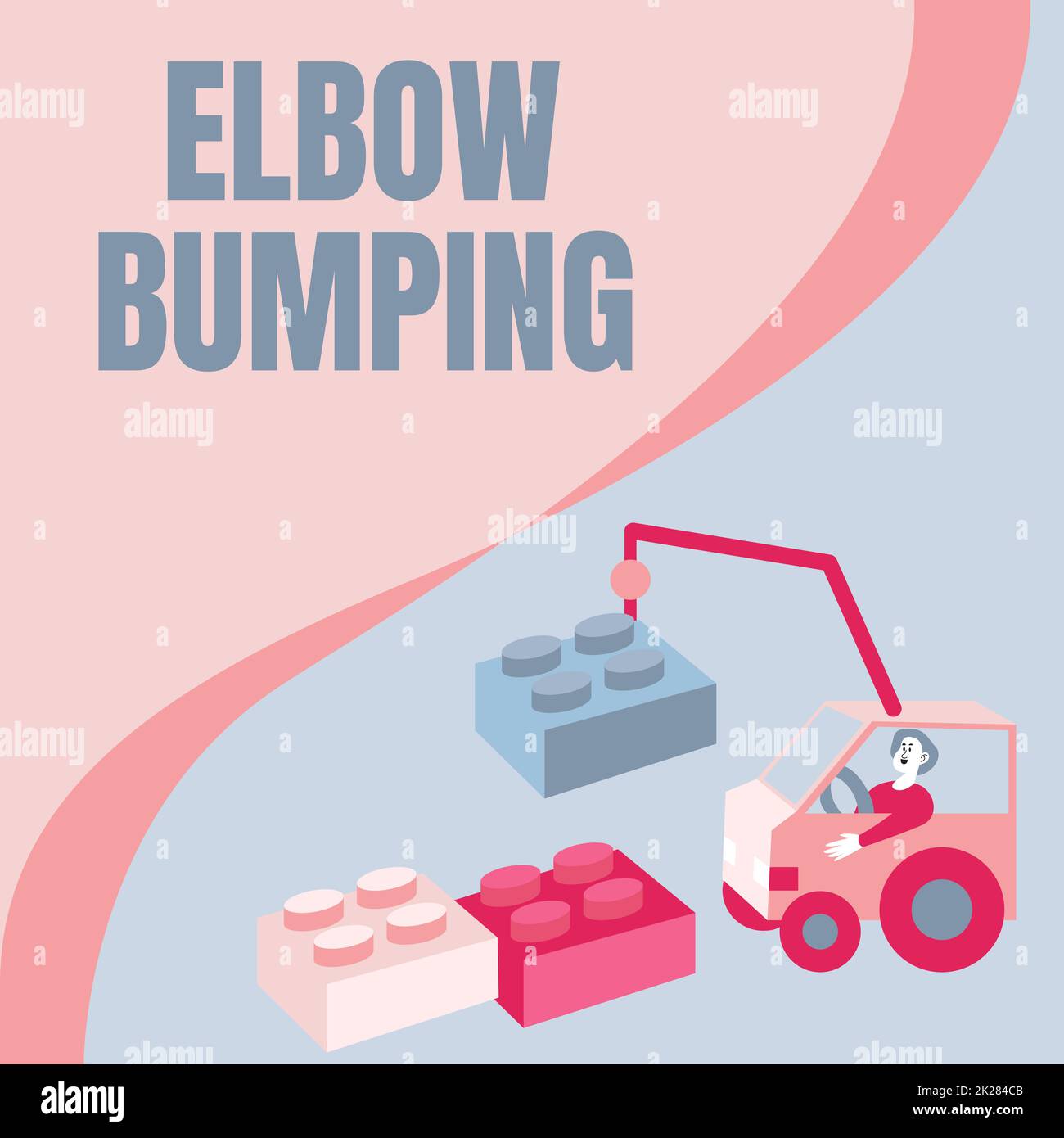 Writing displaying text Elbow Bumping. Business overview newlytrended ...