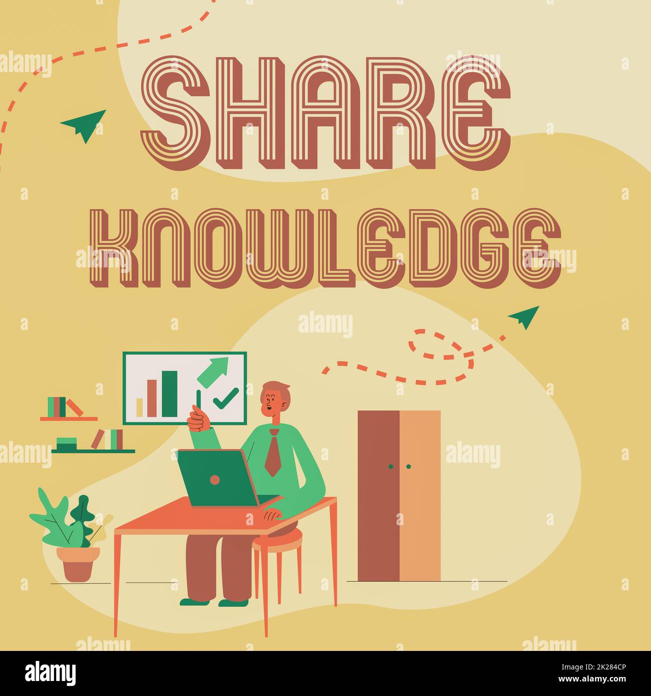 Conceptual display Share Knowledge. Business idea teaching others what ...