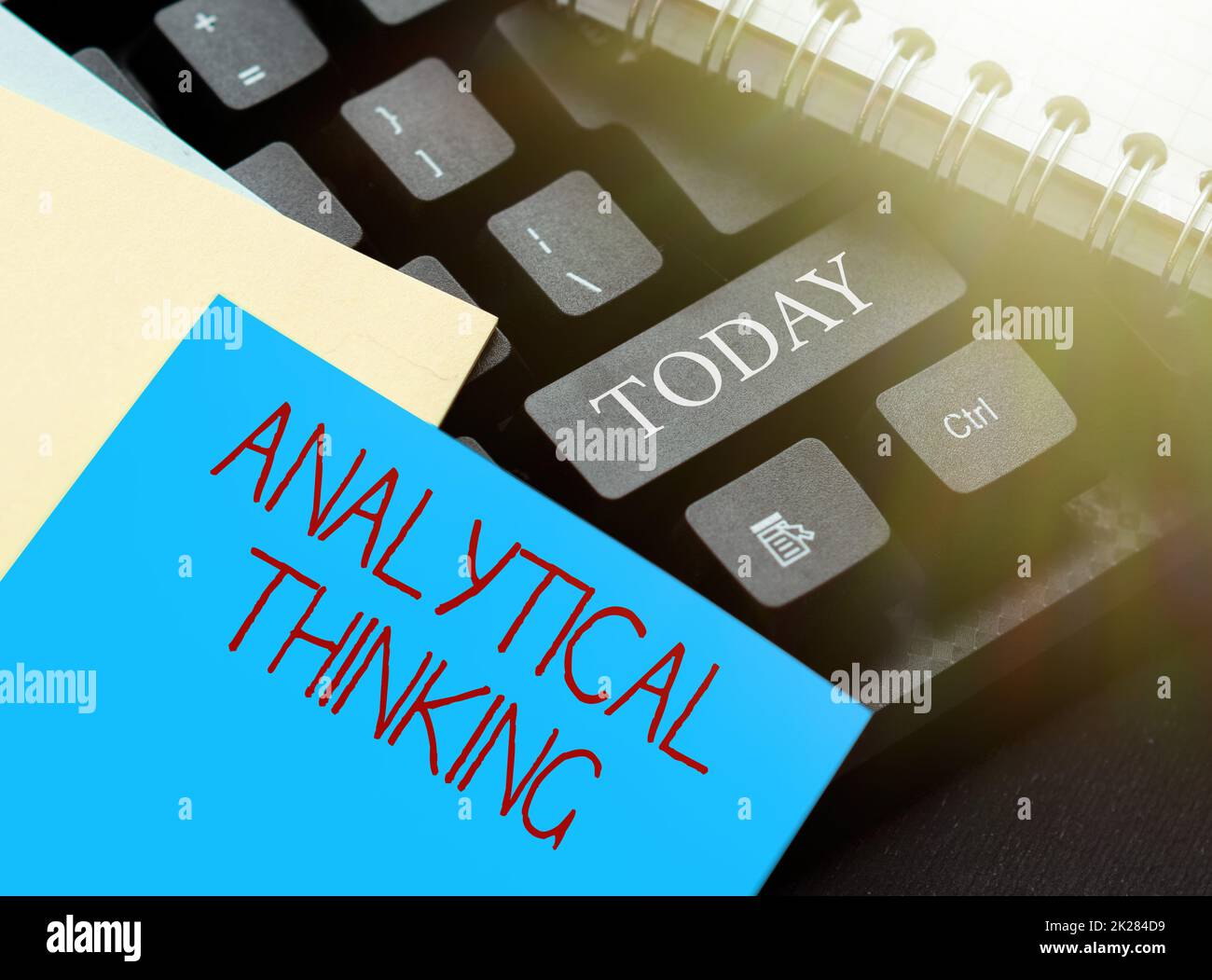 Conceptual caption Analytical Thinking. Concept meaning component of ...