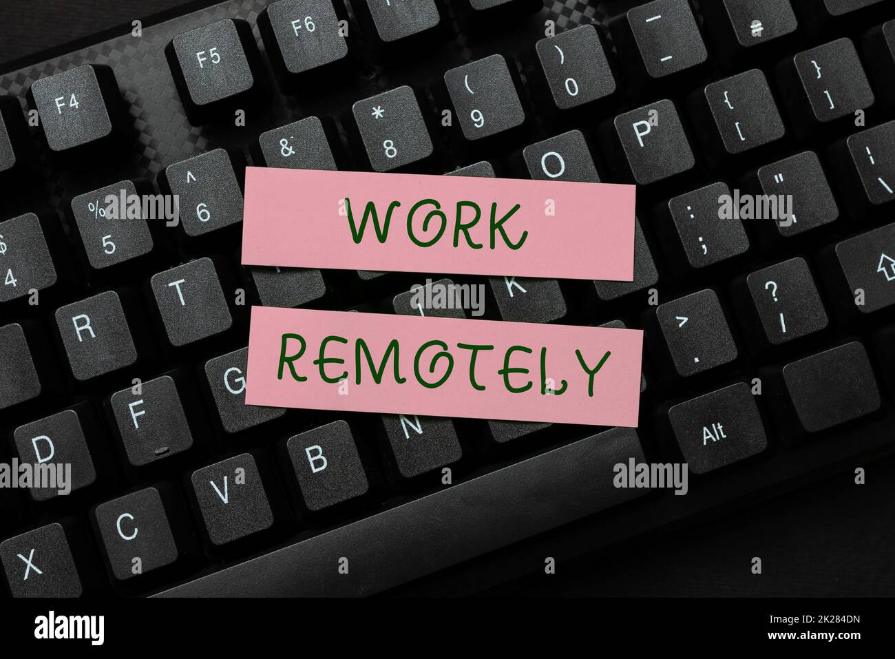 Handwriting text Work Remotely. Business concept Work Remotely Abstract ...